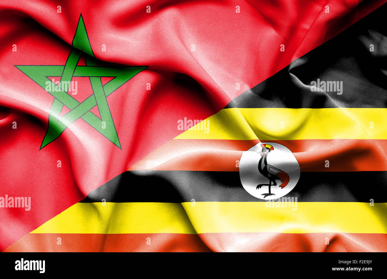 Morocco uganda flag hi-res stock photography and images - Alamy