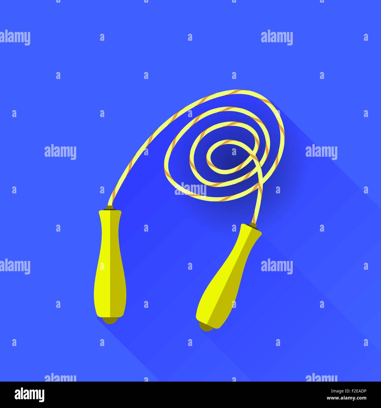 Jump rope isolated icon Stock Vector Images - Alamy