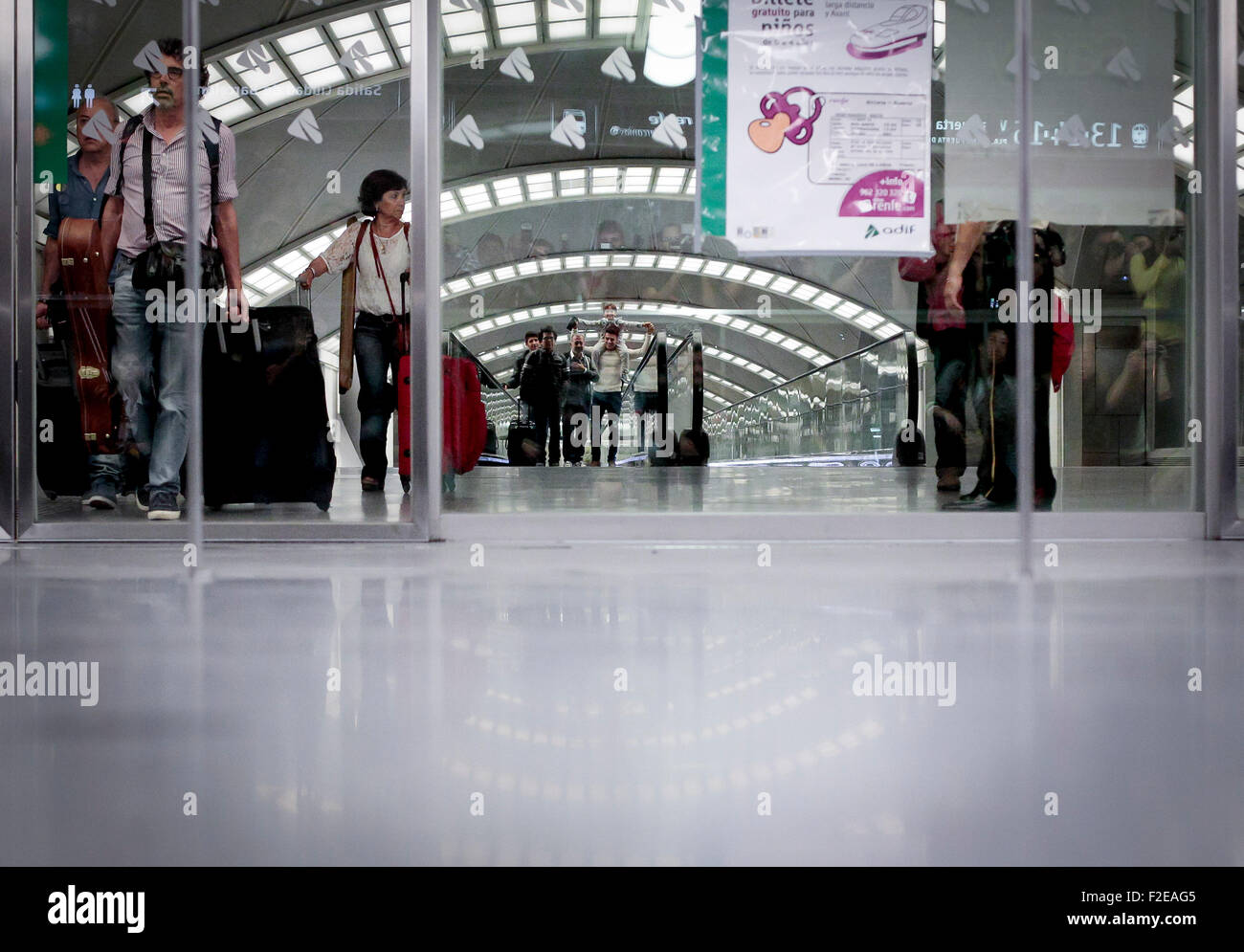 Spain,Madrid:the Syrian refugees Osama Abdul Mohsen and his son Zaid ...
