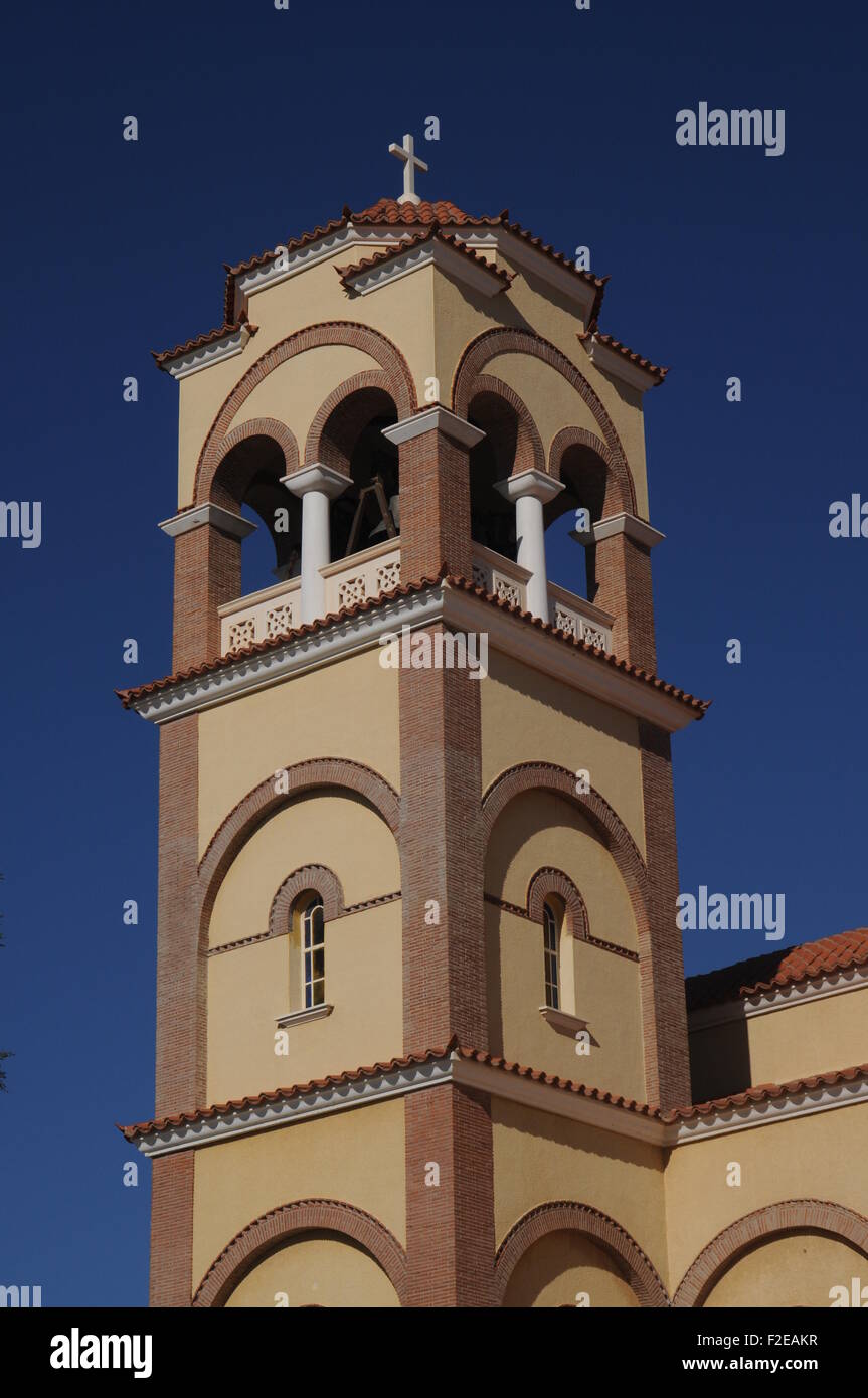 Belfry of church Stock Photo - Alamy