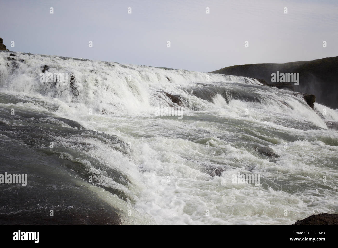 Gullfoss waterfall Iceland Stock Photo - Alamy
