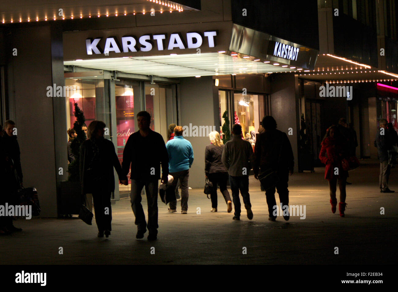 NOVEMBER 2013 - BERLIN: brands: the logo of the German department store ...