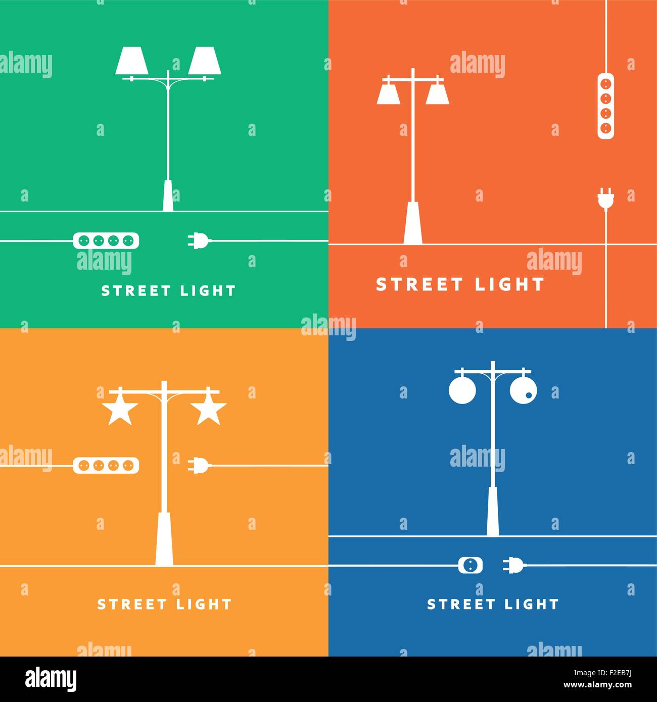 Old electricity socket Stock Vector Images - Alamy