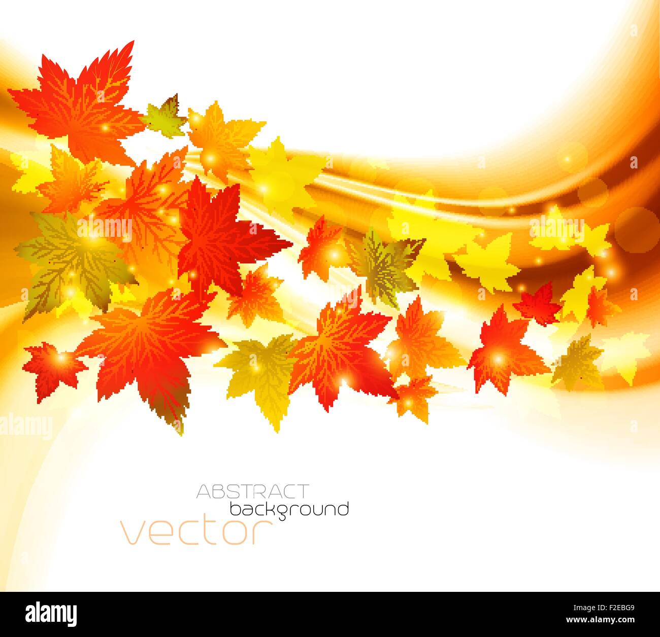 Shiny maple leaf Stock Vector Images - Alamy