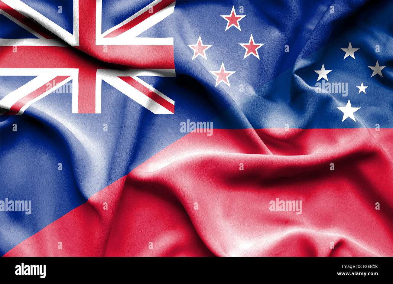 Samoan flag hi-res stock photography and images - Alamy