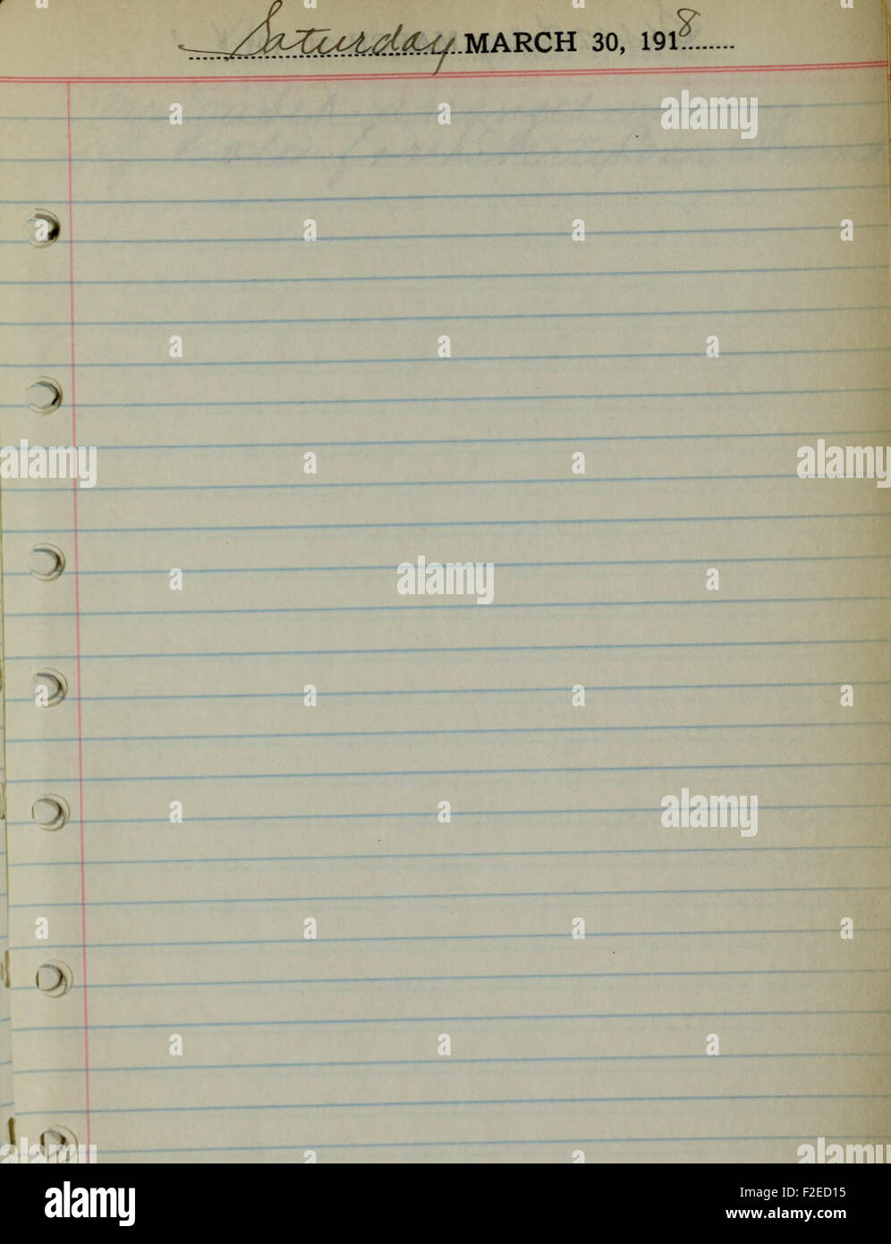 This 1918 diary collection chronicles the personal and professional ...