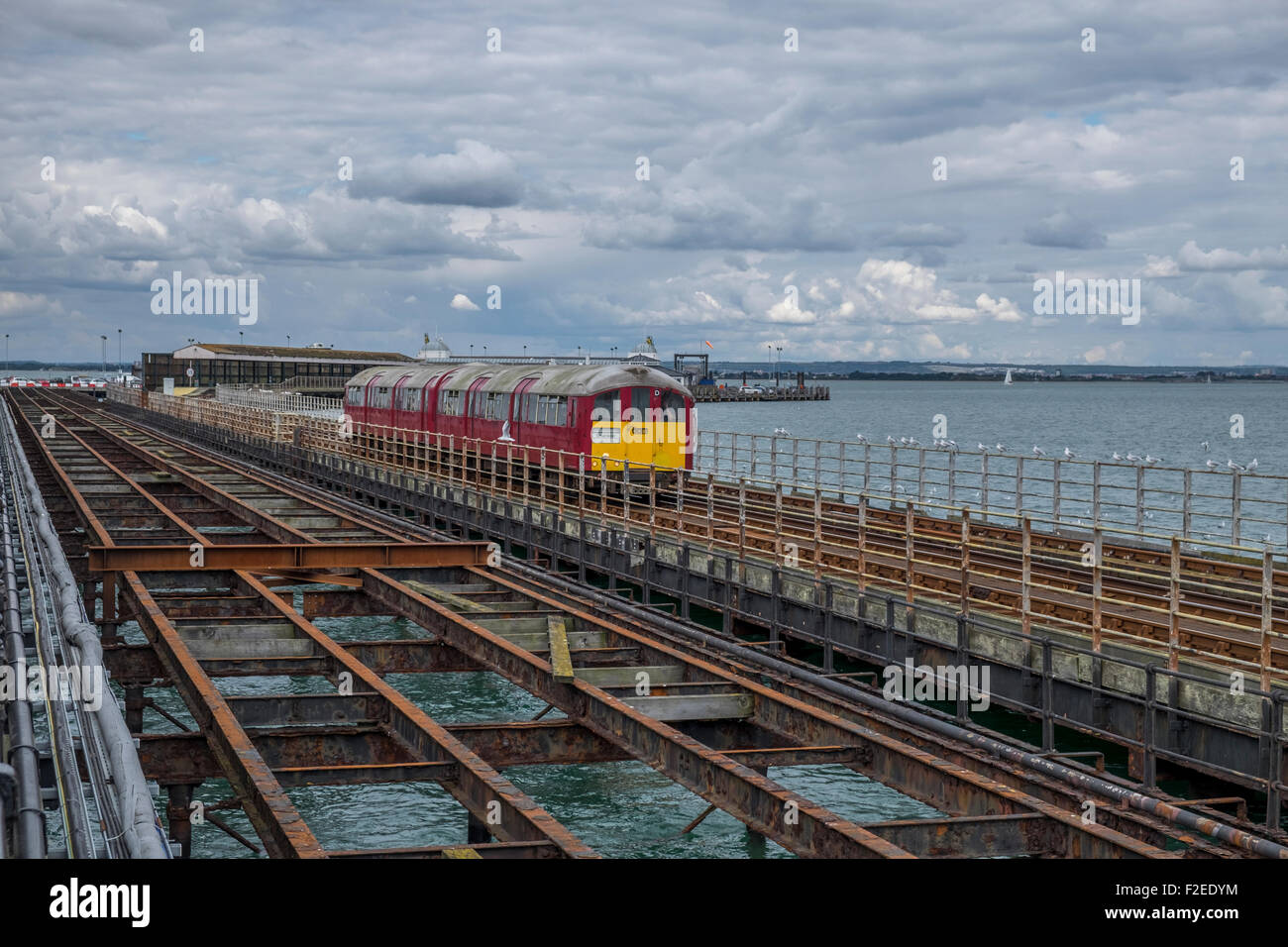 Electric pier train hi-res stock photography and images - Alamy