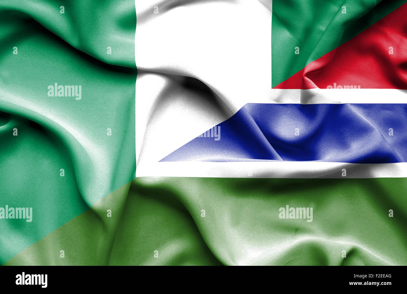 Nigeria gambia flag hi-res stock photography and images - Alamy