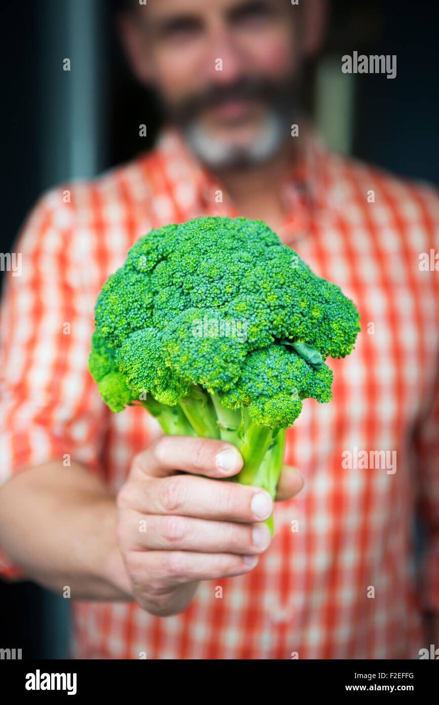 Man broccoli hi-res stock photography and images - Alamy