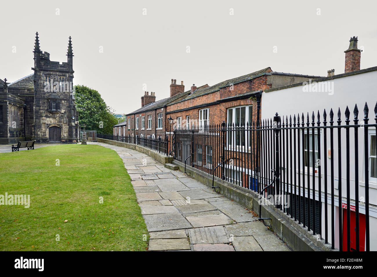 St Michael church yard Macclesfield Cheshire Stock Photo - Alamy