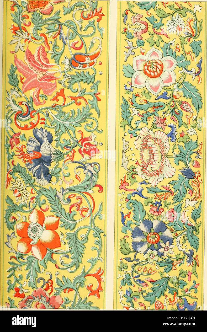 'Examples of Chinese Ornament' showcases various Chinese decorative ...