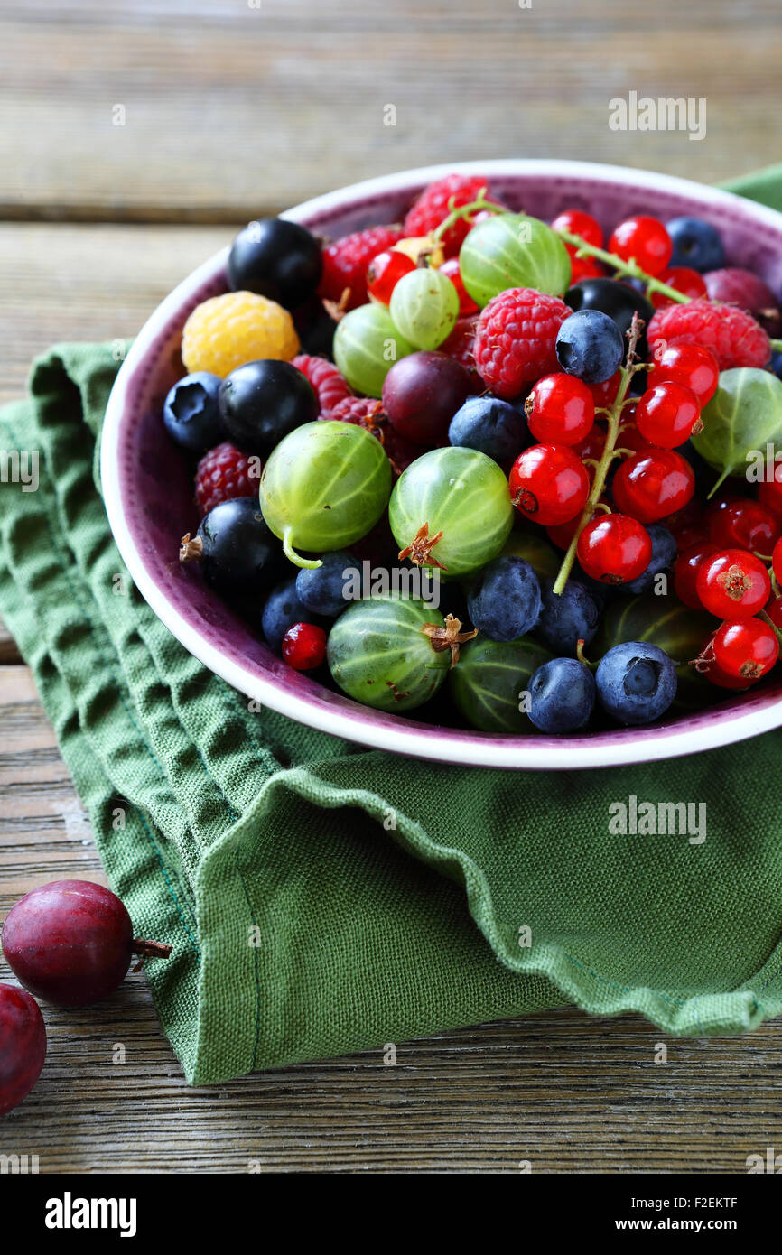 Berries red currants blueberries hi-res stock photography and images ...