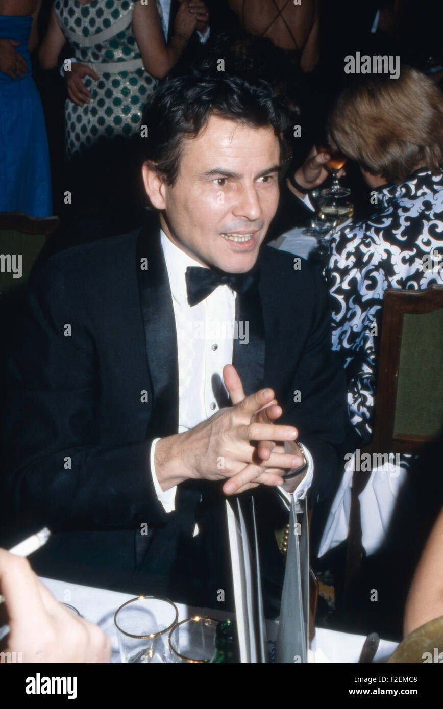 Der deutsche Schauspieler Horst Buchholz, Deutschland 1980er Jahre ...