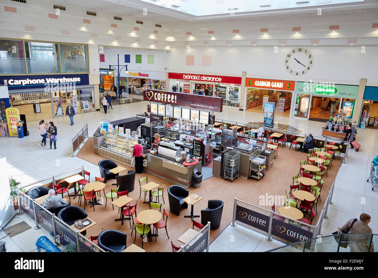 Stretford Mall formerly Arndale interior Shops shopping shopper store ...