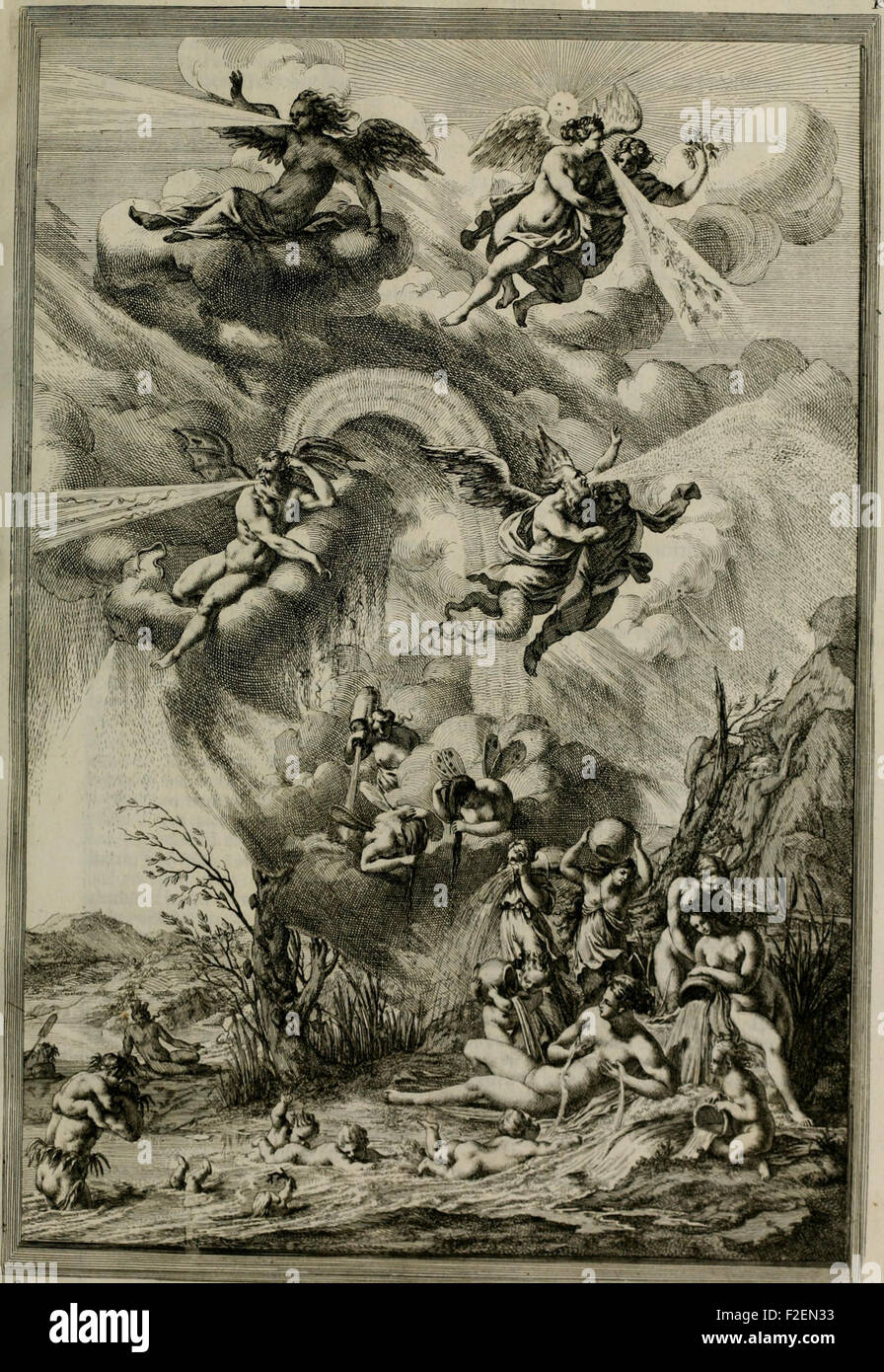 'Iconologia deorum' illustrates ancient statues of deities revered by ...