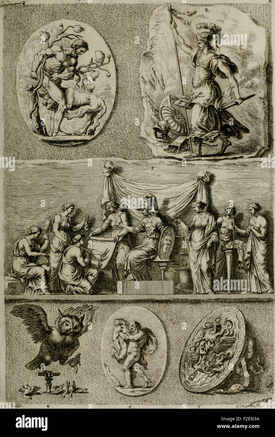 'Iconologia deorum' presents detailed depictions of gods from Greek and ...