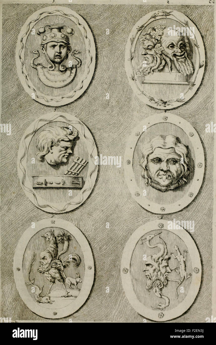 Iconologia Deorum features depictions of gods from ancient Greek and ...