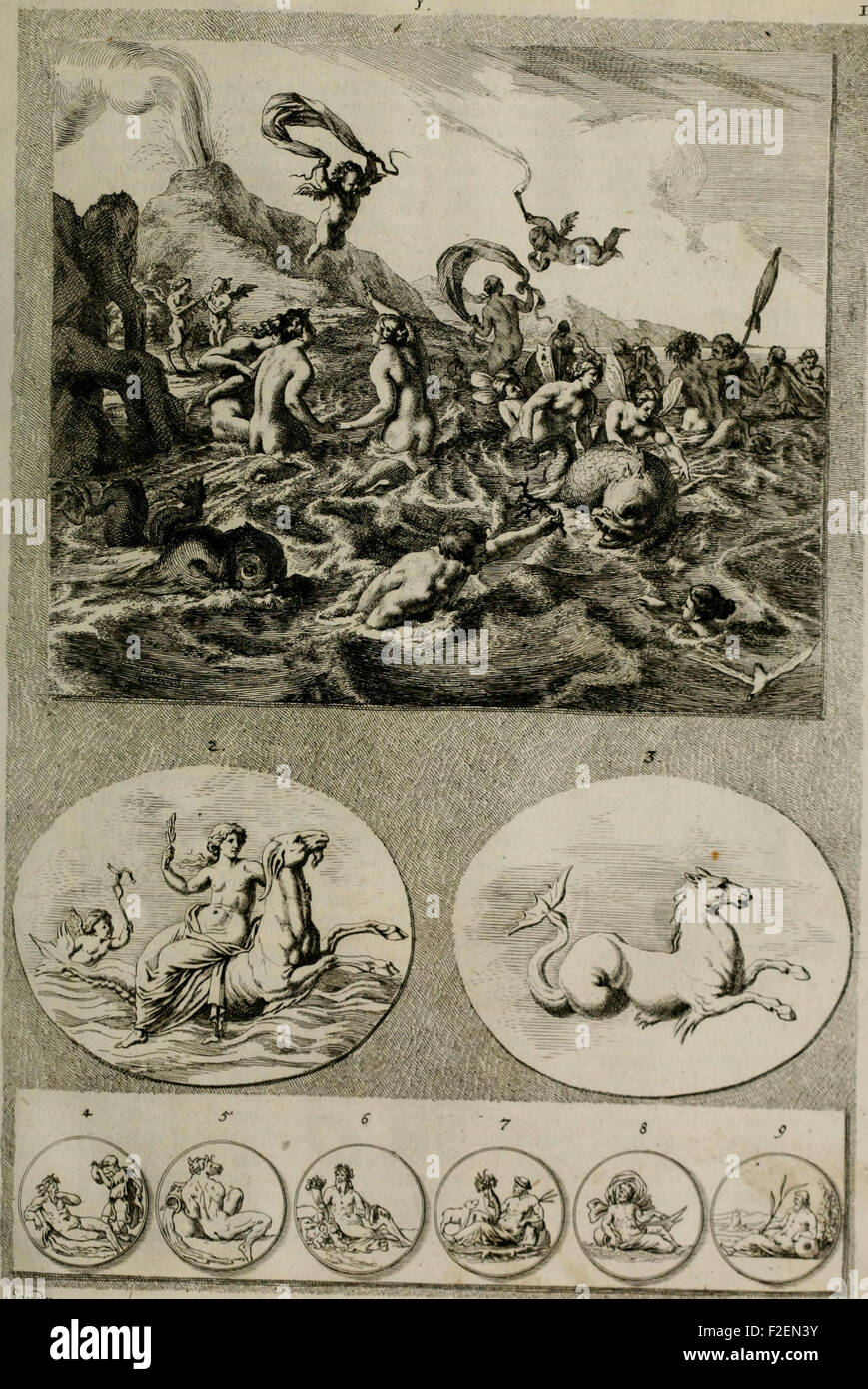 An illustration from *Iconologia Deorum*, a historic work depicting the ...