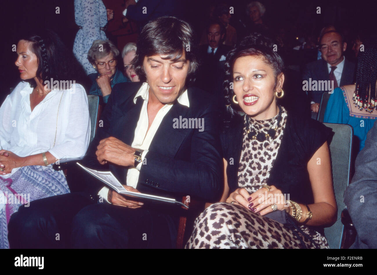 Der Schlagersänger Bata Illic mit Ehefrau Olga, Deutschland 1980er ...