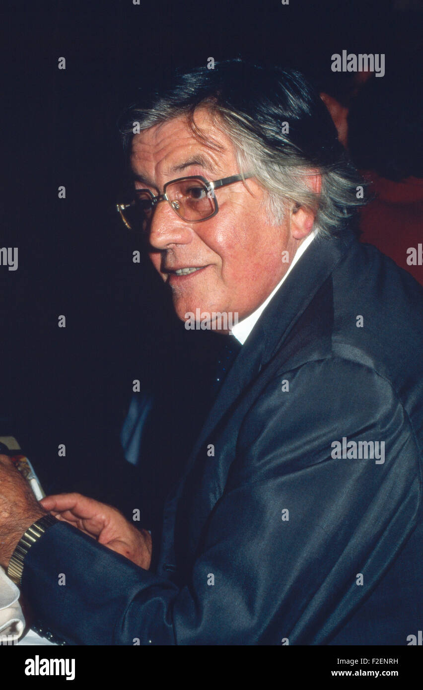 Der deutsche Schauspieler Hans Reiser, Deutschland 1980er Jahre. German ...