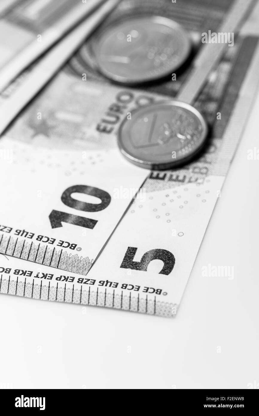 Euro Black and White Stock Photos & Images - Alamy