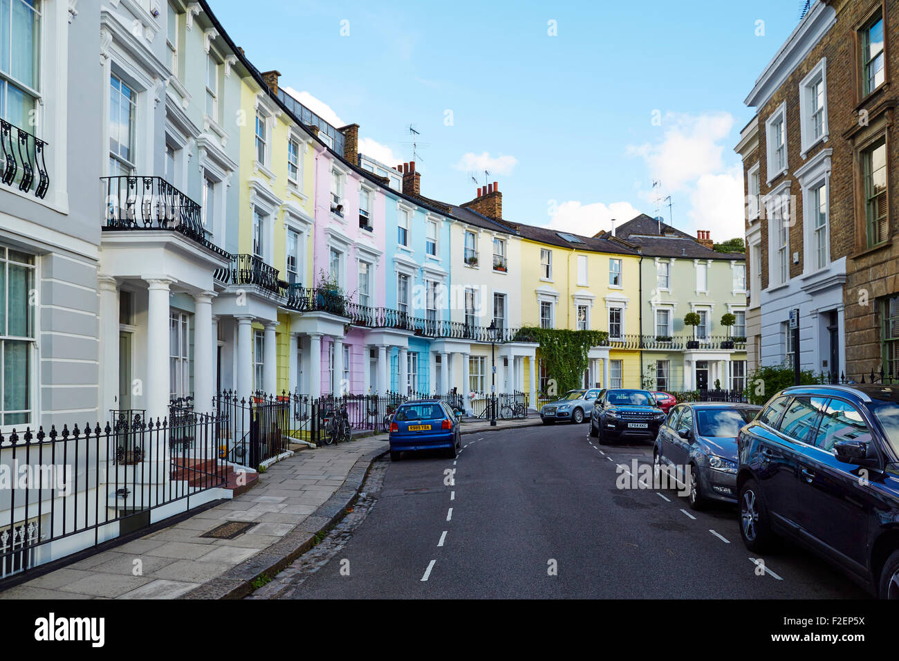 Paddington location: the home of the Brown family: Chalcot Crescent ...