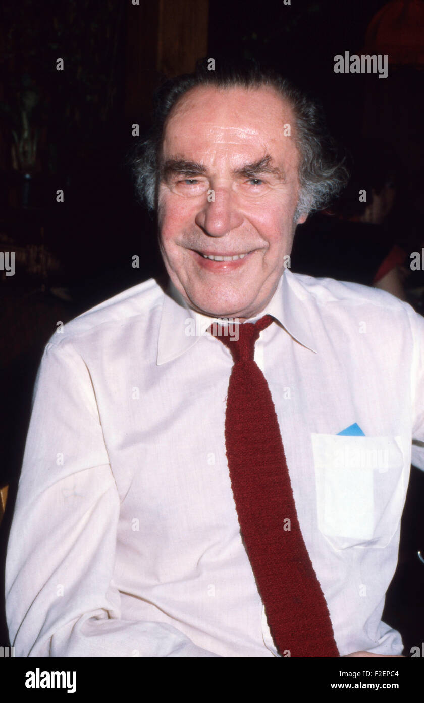 Der deutsche Schauspieler Wolfgang Lukschy, Deutschland 1980er Jahre ...