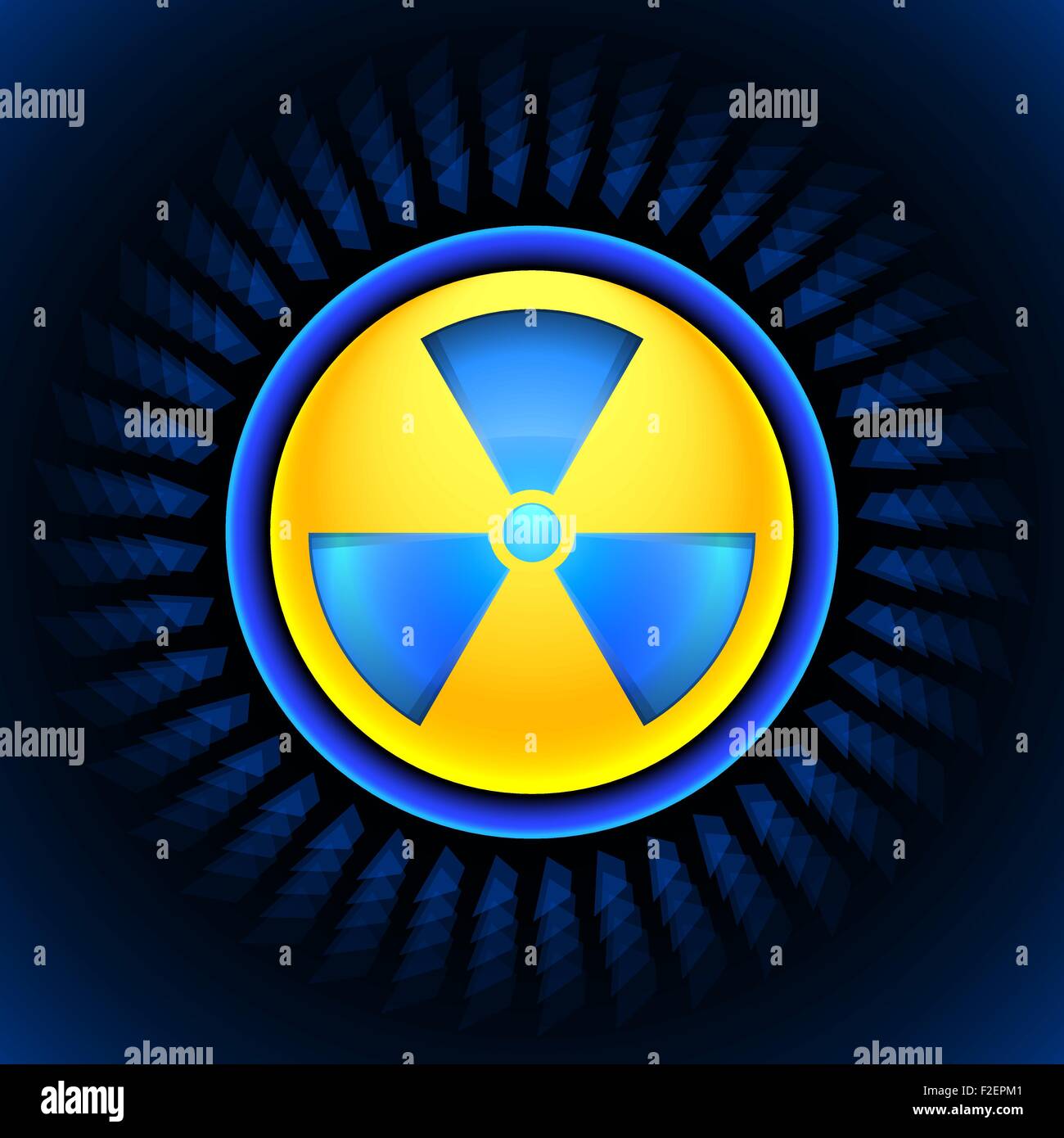 Bright yellow blue sign Stock Vector Images - Alamy