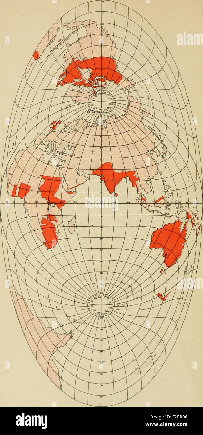 Map projections (1912 Stock Photo - Alamy