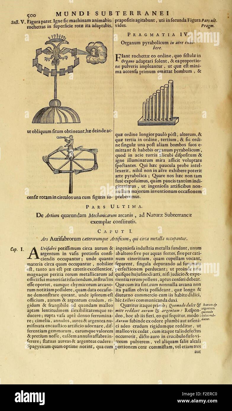 This 17th-century text 'Mundus Subterraneus' explores subterranean ...
