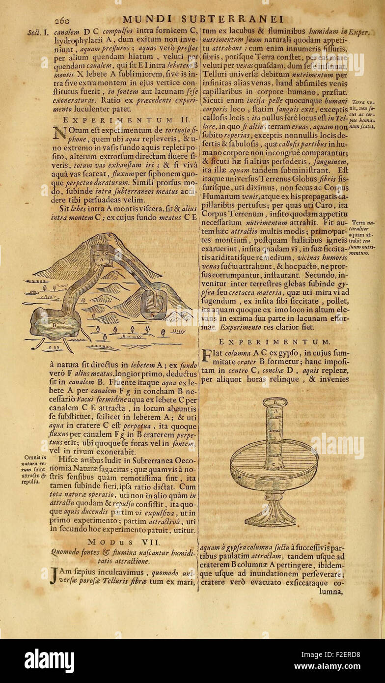This 17th-century work *Mundus Subterraneus* discusses the underground ...