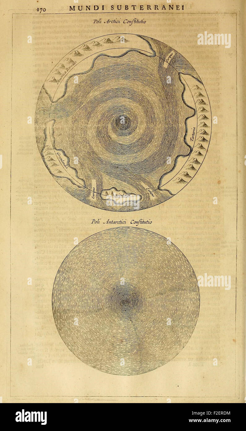 'Mundus Subterraneus' is a 17th-century work by Athanasius Kircher ...
