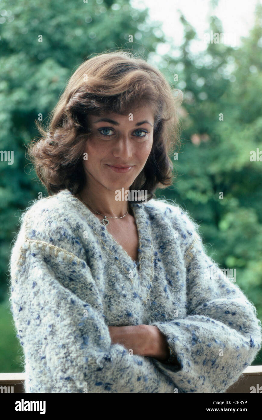 Deutsche Schauspielerin Gundy Grand, Deutschland 1980er Jahre. German ...