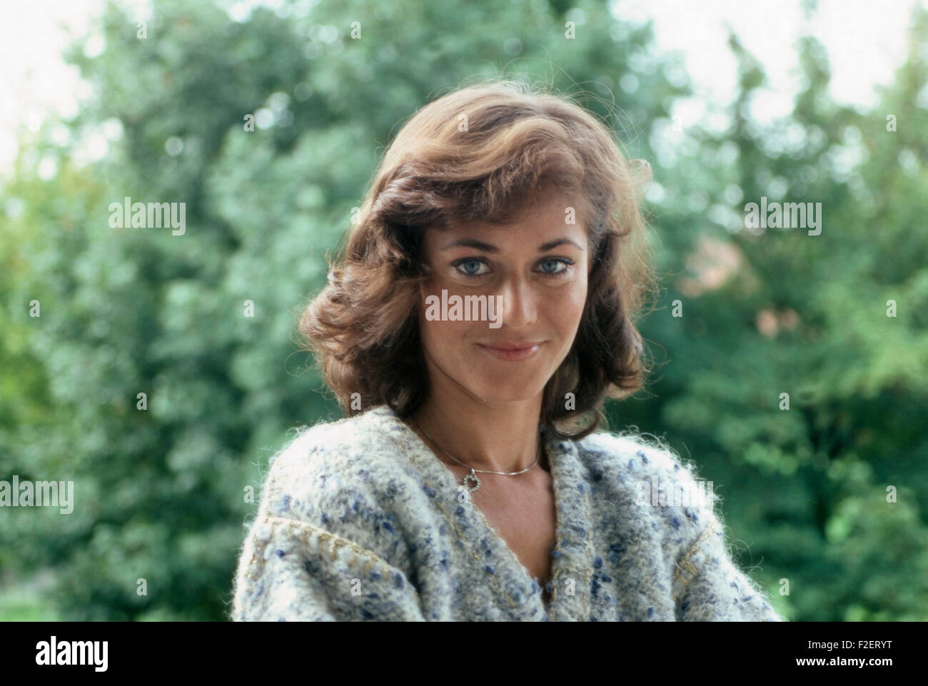 Deutsche Schauspielerin Gundy Grand, Deutschland 1980er Jahre. German ...