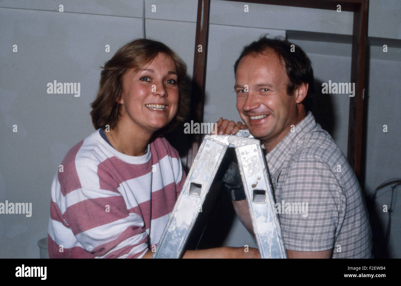 Der deutsche Schauspieler und Produzent Til Erwig mit Ehefrau Antje ...