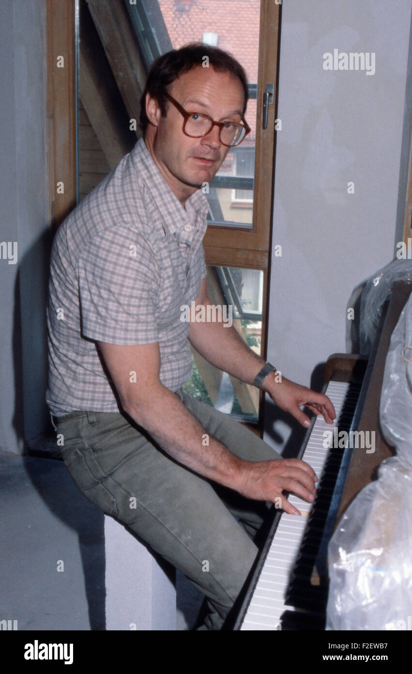 Der deutsche Schauspieler und Produzent Til Erwig, Deutschland 1980er ...