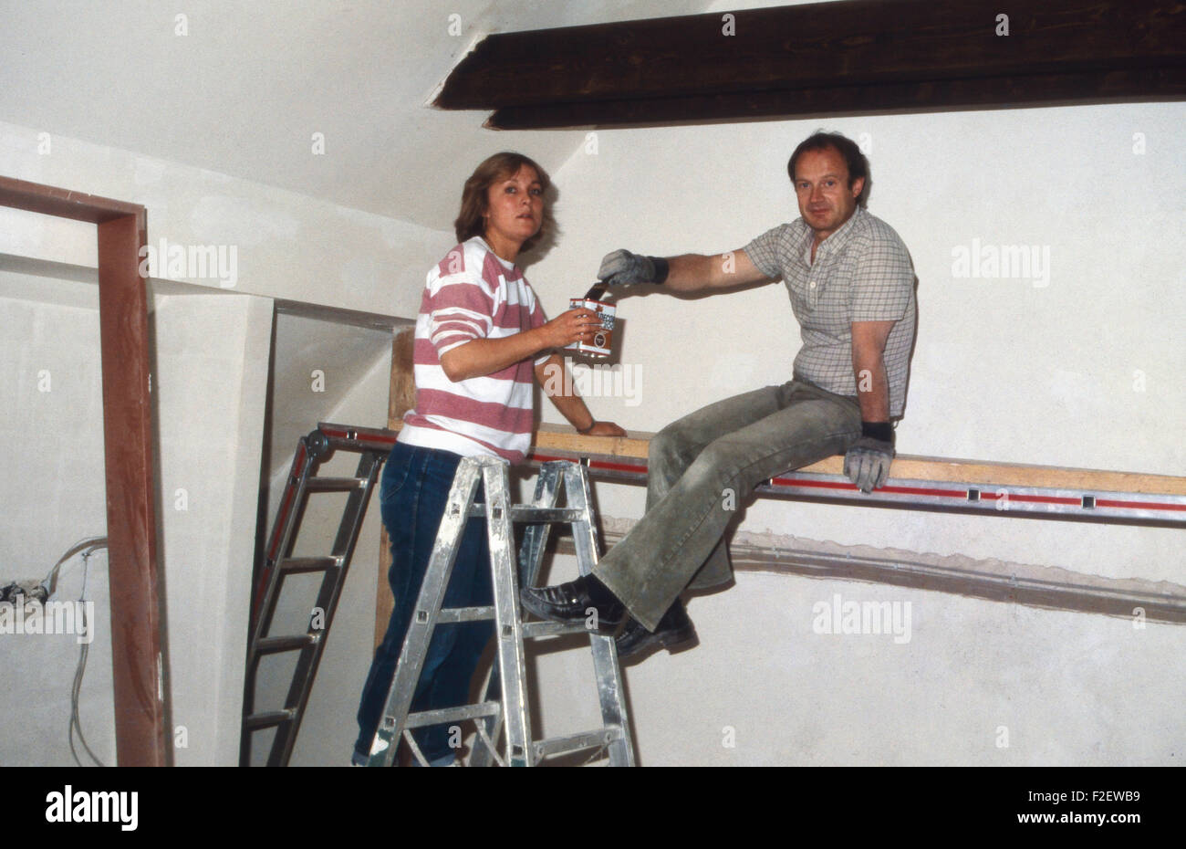 Der deutsche Schauspieler und Produzent Til Erwig mit Ehefrau Antje ...