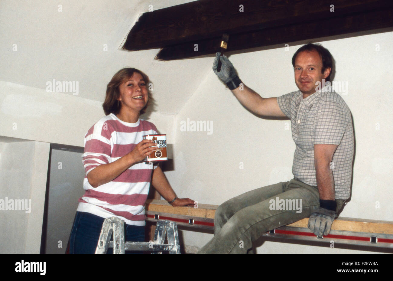 Der deutsche Schauspieler und Produzent Til Erwig mit Ehefrau Antje ...