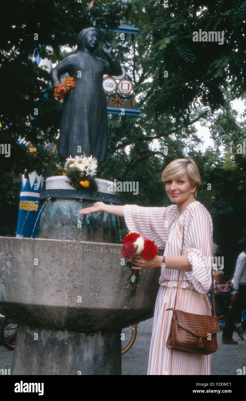 Deutsche Schauspielerin und Synchronsprechern Susanne Beck am Liesel ...