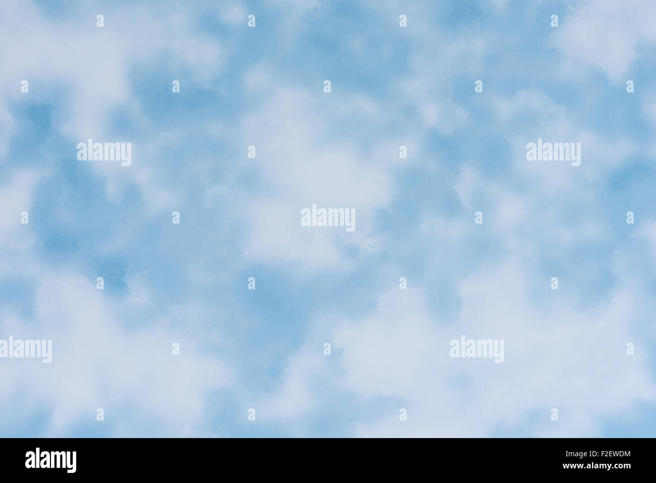 Slightly textured wallpaper with a blue sky and cloud pattern Stock ...