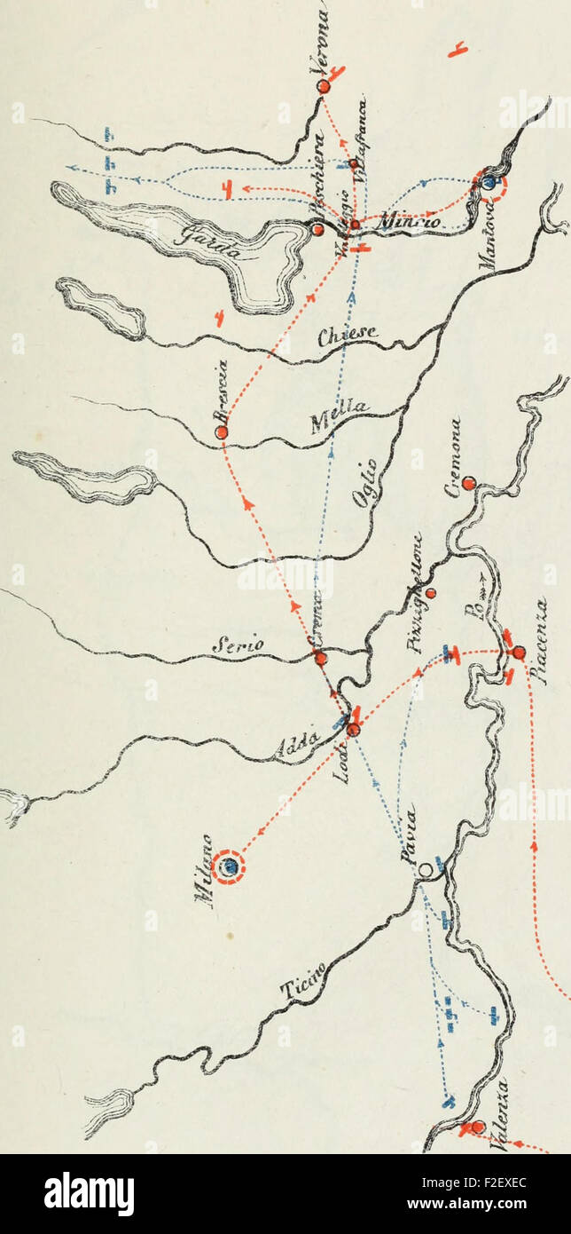 A 1869 military history book summarizing key events and military strategies of the time ...