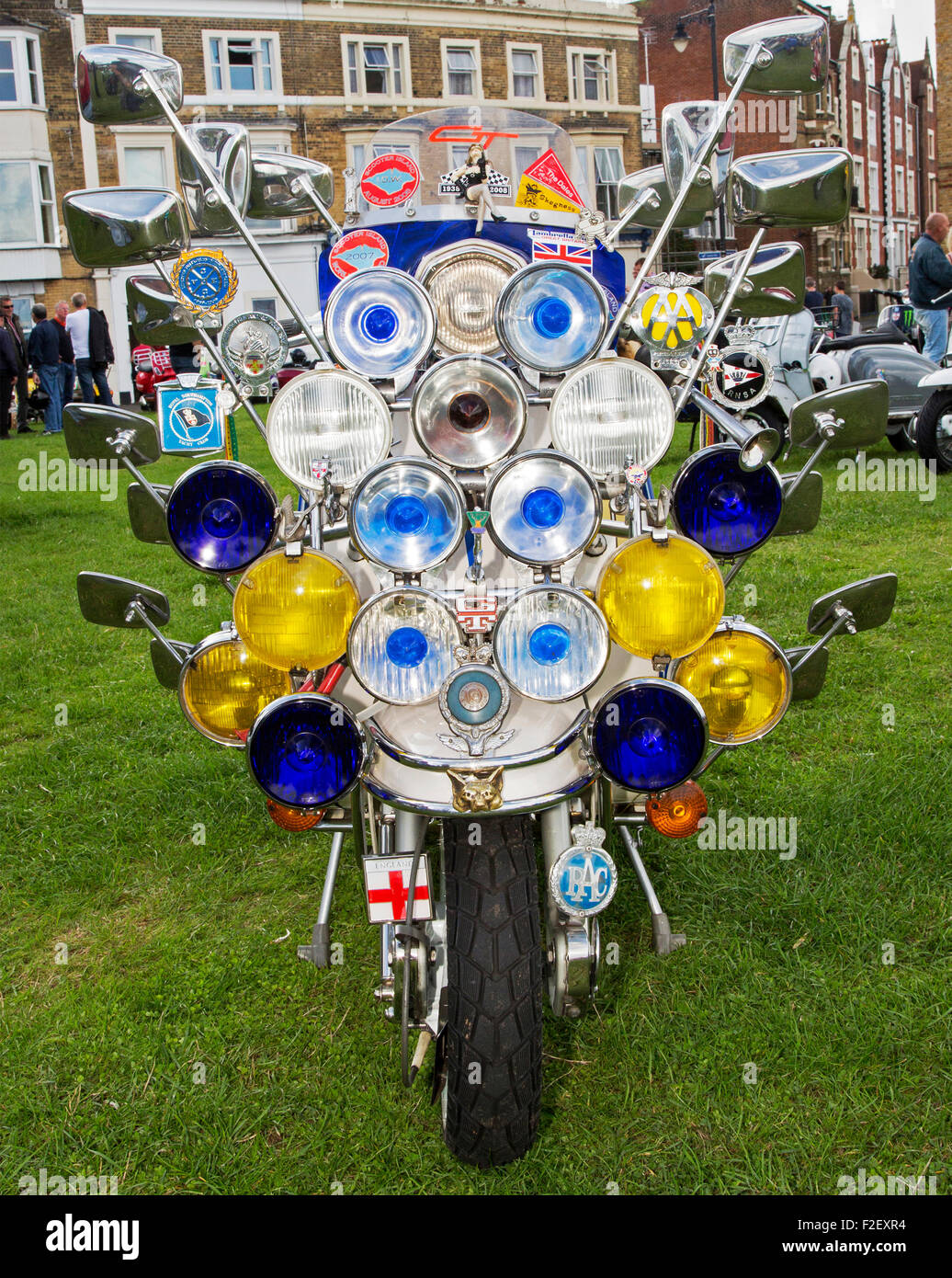 Custom painted scooter hi-res stock photography and images - Alamy