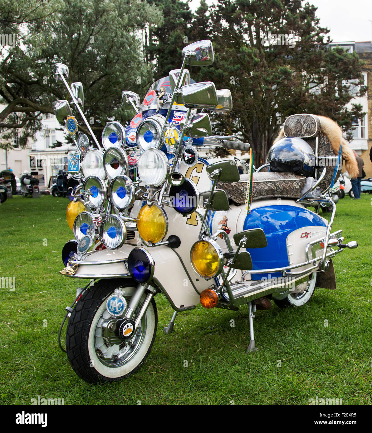 Custom painted scooter hi-res stock photography and images - Alamy