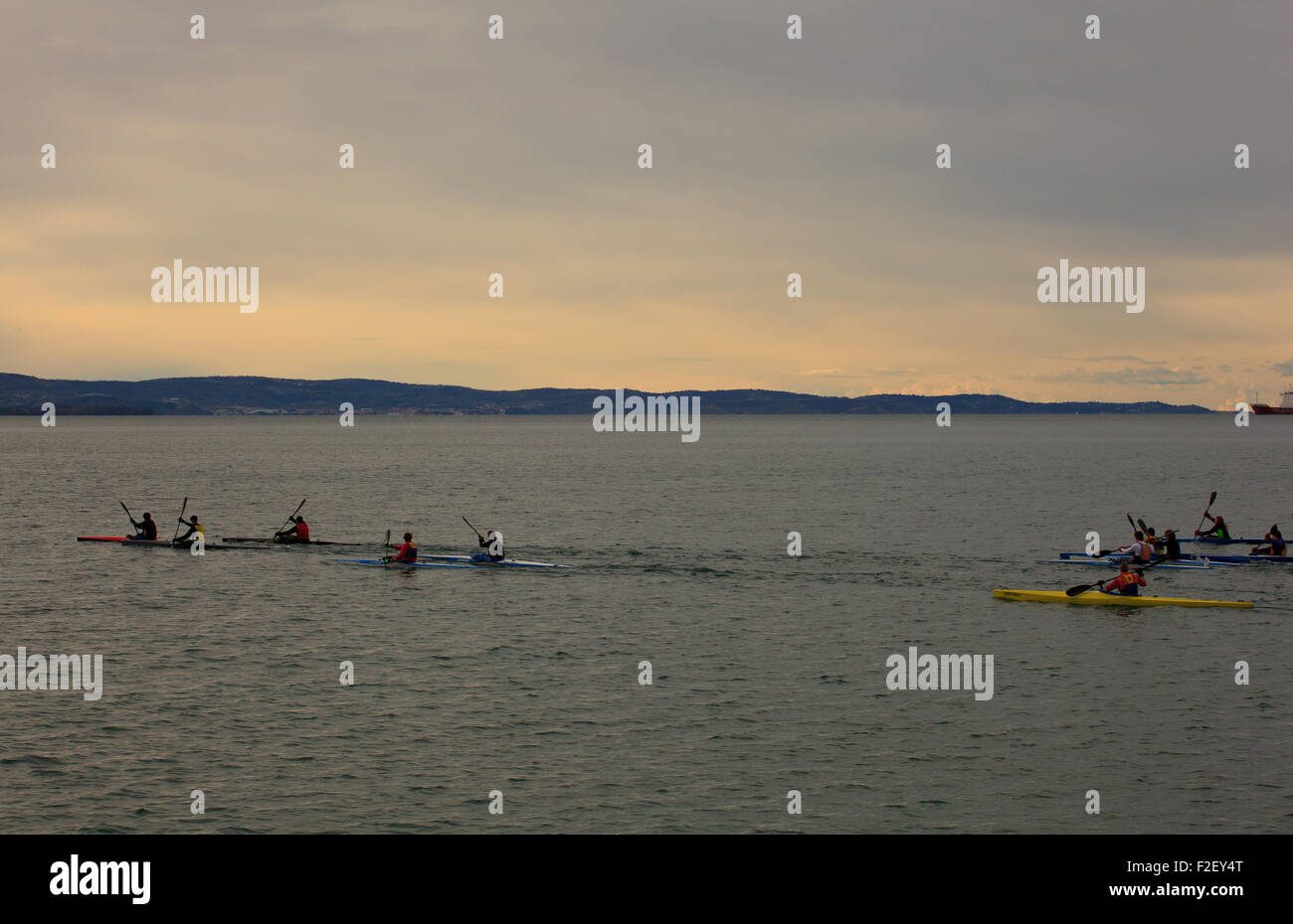 Team rowing on water hi-res stock photography and images - Alamy
