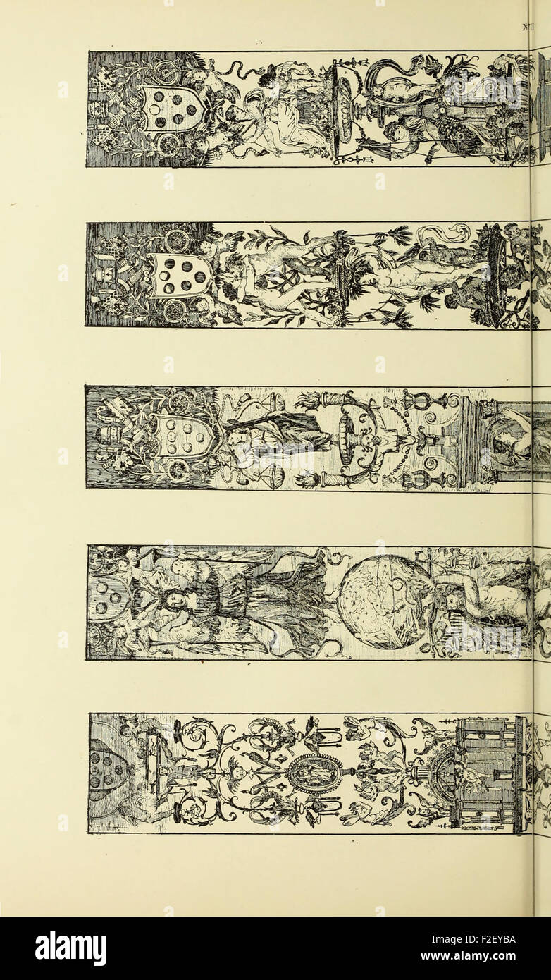 This 1890 book showcases a collection of old and modern designs of ...