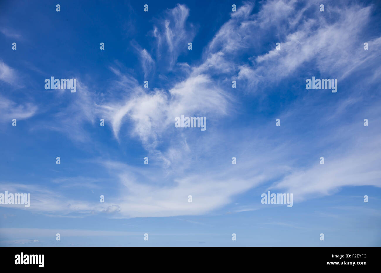 Pattern of clouds in the sky Stock Photo - Alamy