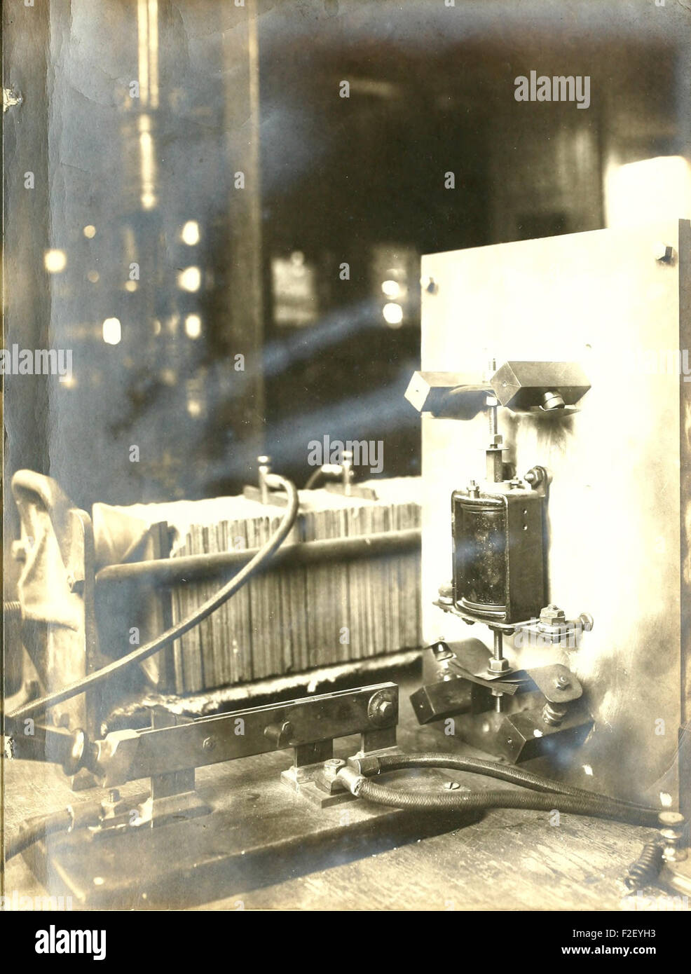 This 1906 work details the test of a new type of storage cell ...