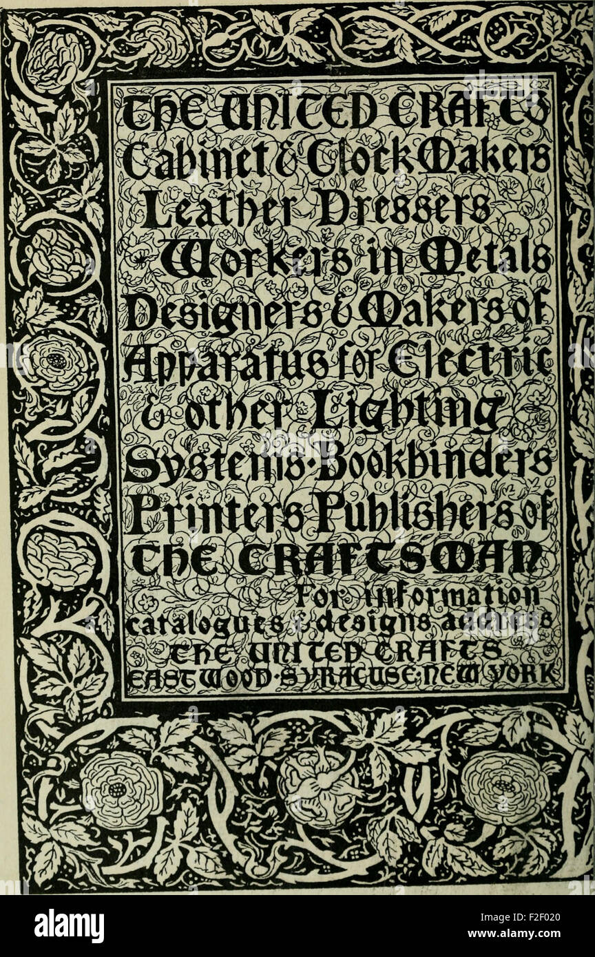 'The Craftsman' (1901) explores topics related to craftsmanship, design ...