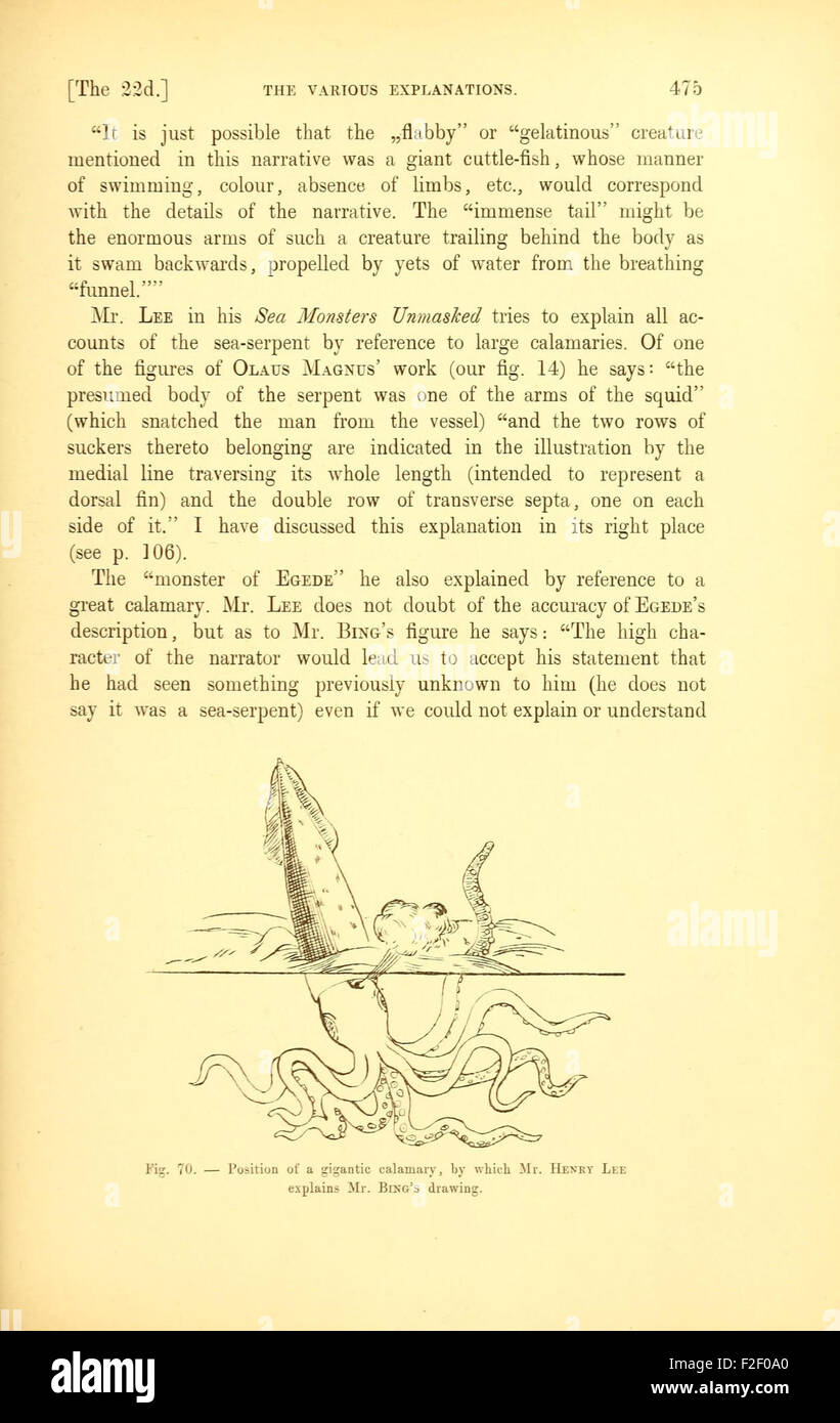 A historical account of the sea-serpent myth, discussing various ...