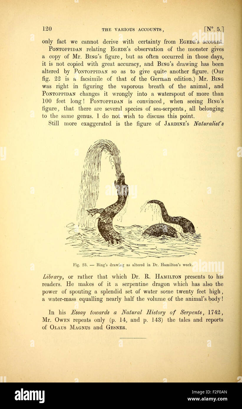 This historical work discusses the legend and reported sightings of the ...